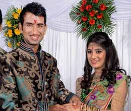 पूजा संग सगाई के बंधन में बंधे चेतेश्वर पुजारा - Cheteshwar Pujara Gets ...