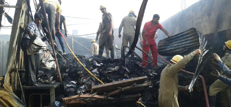 During Fire Extinguisher Cylinder Exploded, Devastating Blaze Scorched ...