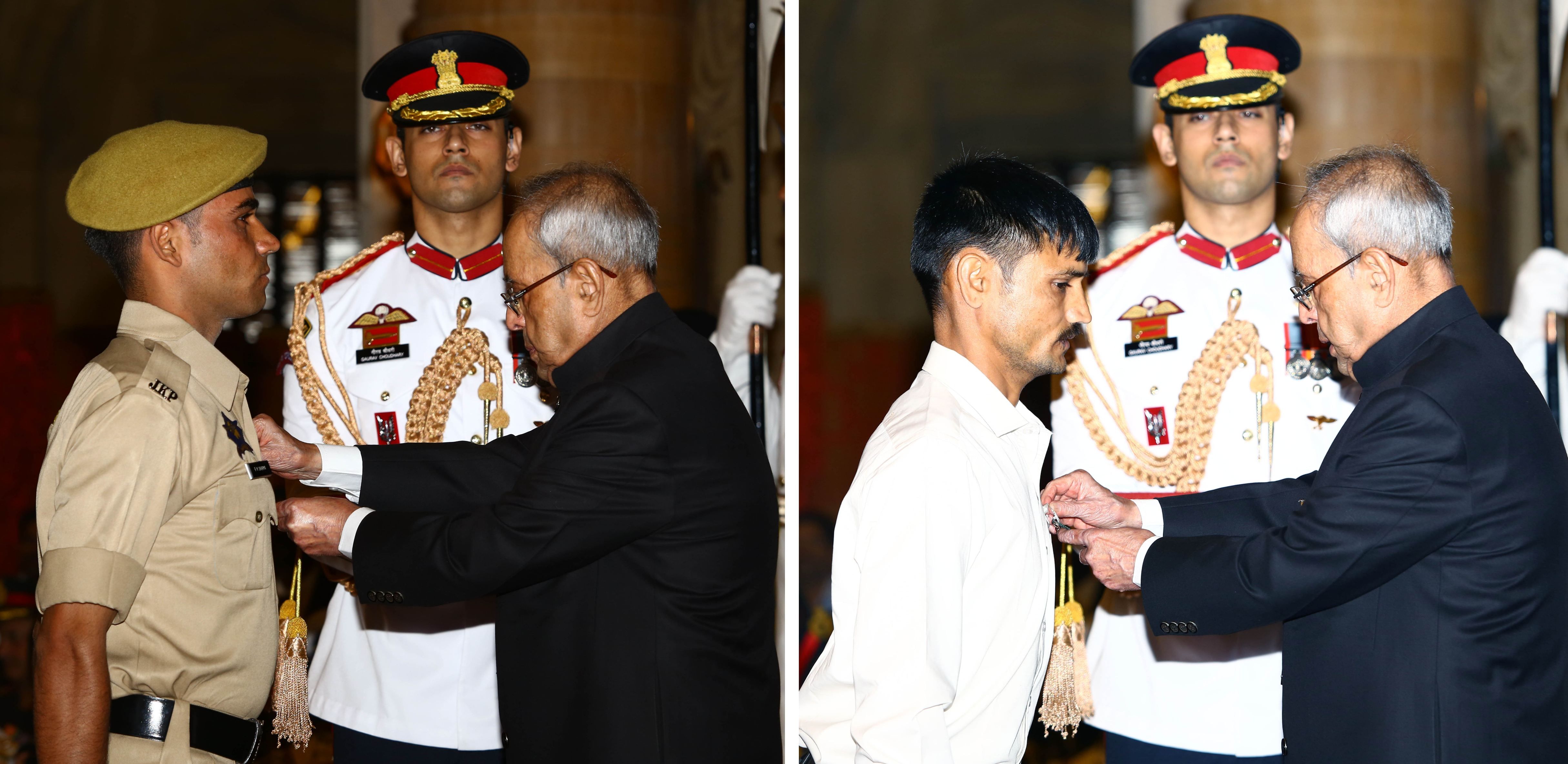 President Gave Veer Chakra To Soldier - Amar Ujala Hindi News Live ...