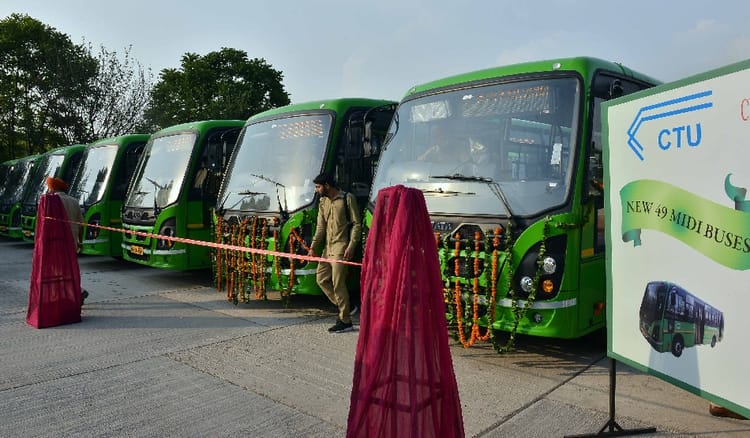 Ctu Fleet Has 80 Electric Buses Now - Amar Ujala Hindi News Live ...