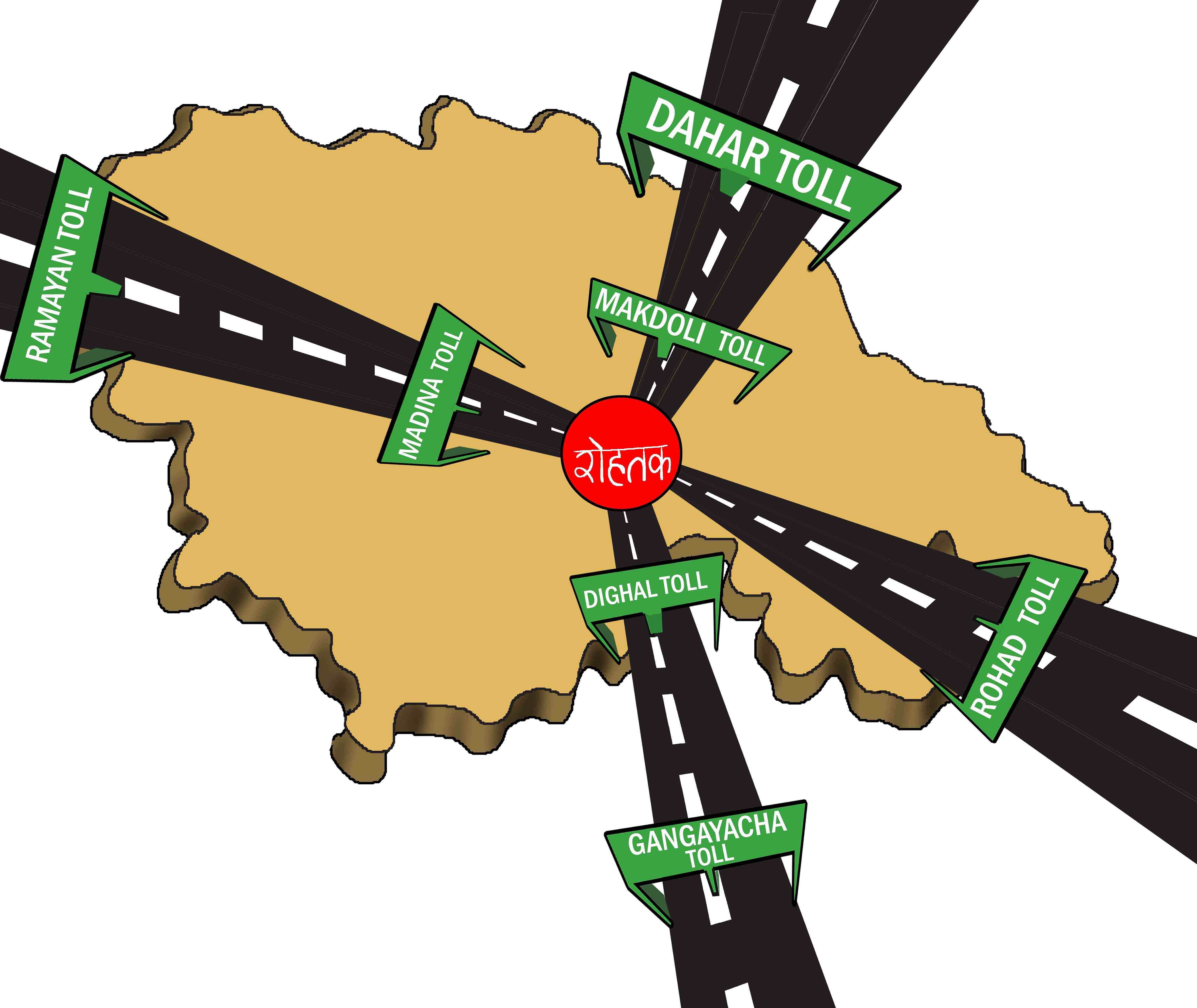 Rohtak Toll Plaza Haryana rohtak-toll-plaza-haryana