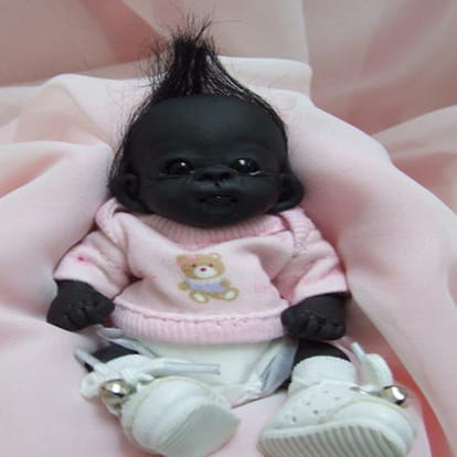 Truth Behind The Photo Of The Blackest Baby In The World - Amar Ujala ...