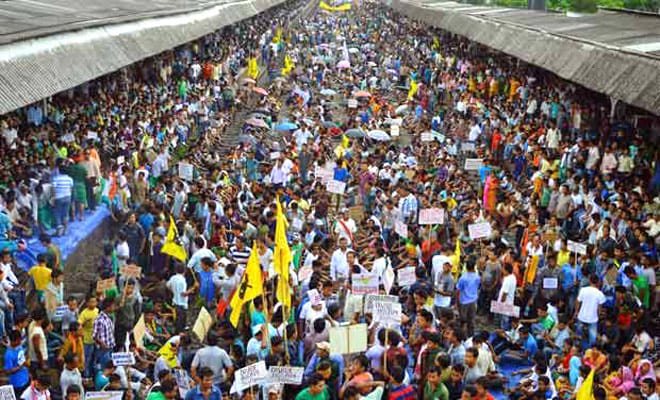 Bodoland Movement Revived With Rail Blockade Agitation - Amar Ujala ...
