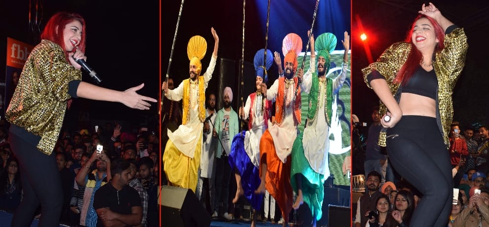 पीयू में आगाज फेस्टिवल, जैसमीन के गीतों पर झूमे स्टूडेंट - Pu Festival ...
