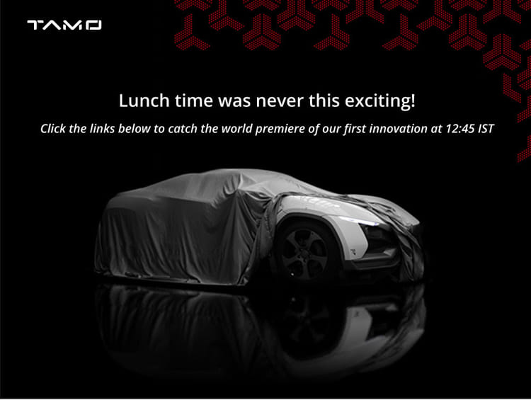Tamo Teases Its All New Super Car Before Unveiling Ceremony In Geneva ...