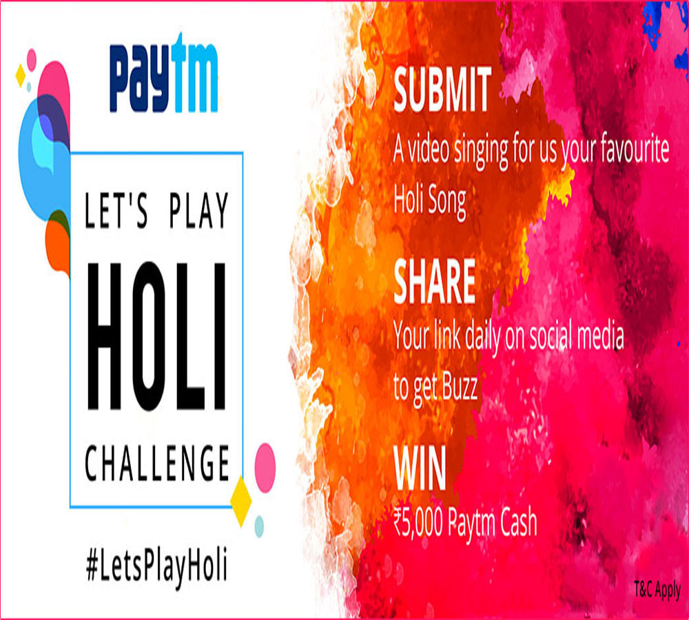 Paytm Lets Play Holi Offer Win 5000 Rupees - Amar Ujala Hindi News Live ...