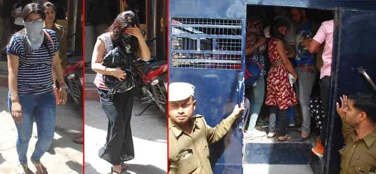 सपा नेता के होटल में छापा आपत्तिजनक हालत मे पकड़ाए 51 कपल Sex Racket