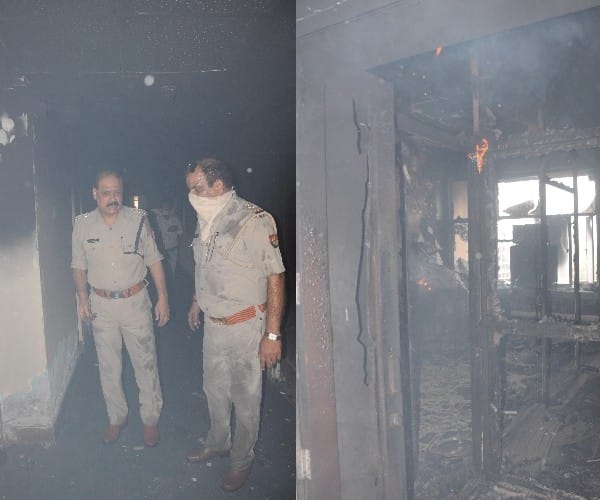 जीएसआई बिल्डिंग की लैब में धमाके से लगी आग, भगदड़ मची - Fire In Gsi ...