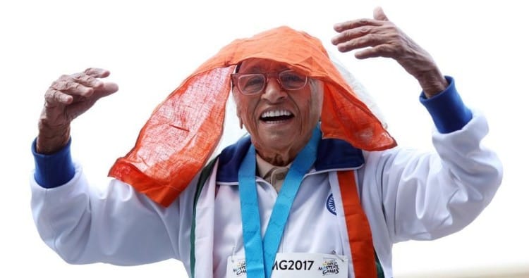 101 Years Old Gold Medalist Athlete Mann Kaur At Chandigarh On Mother's ...