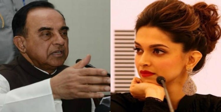 Deepika Padukone And Bjp Leader Swami Twitter Clash On Padmavti Release ...