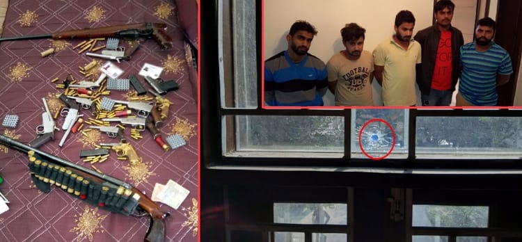 Punjab Police Encountered Laurence Bison Gang In Dwarka - Amar Ujala ...