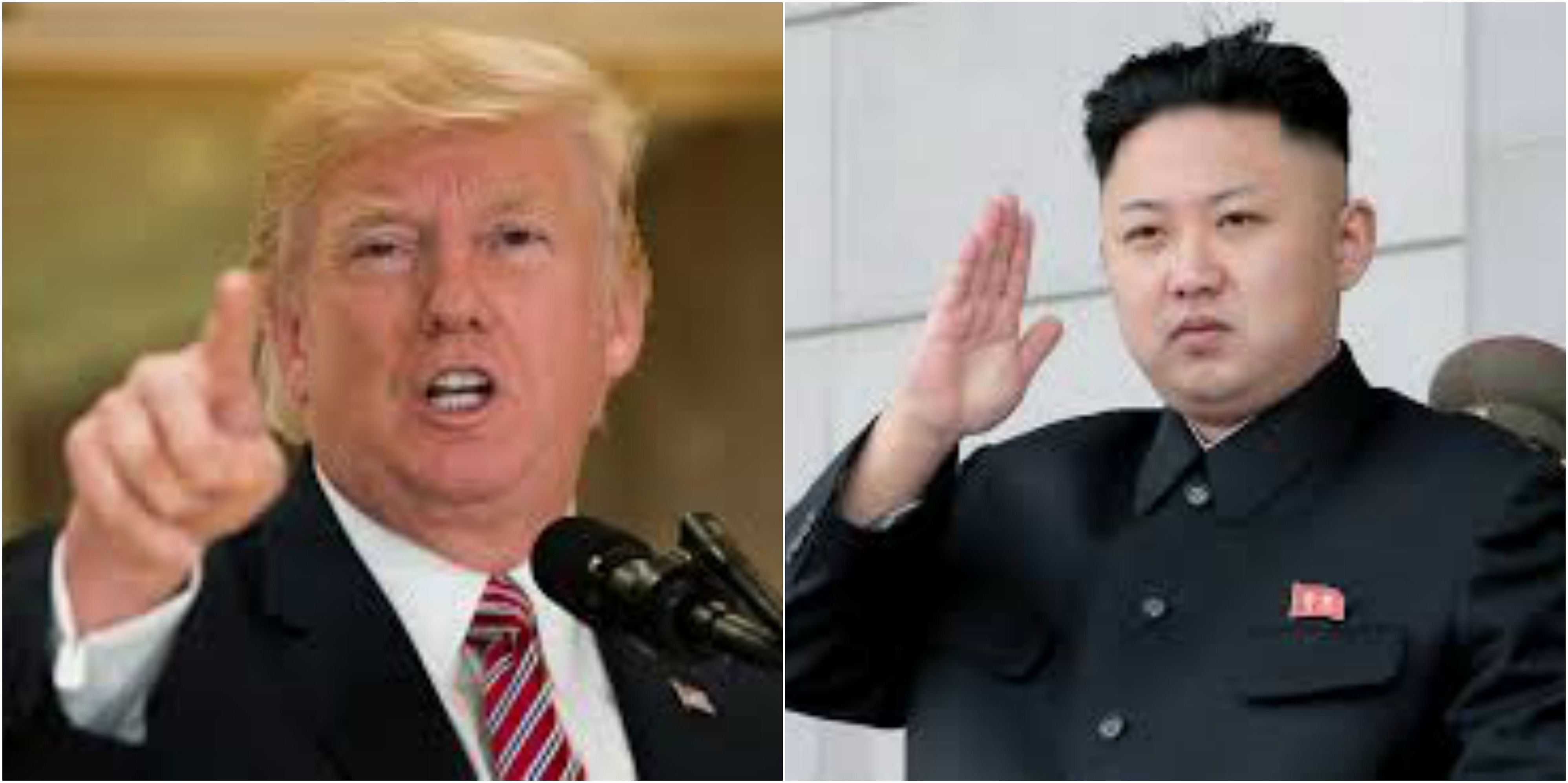 Donald Trump Warn North Korean Leader Kim Jong Un Nuclear Button Is On