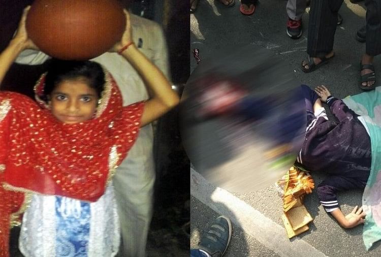 Accident In Haldwani Dumper Crushed Eight Year Old Girl She Died Amar