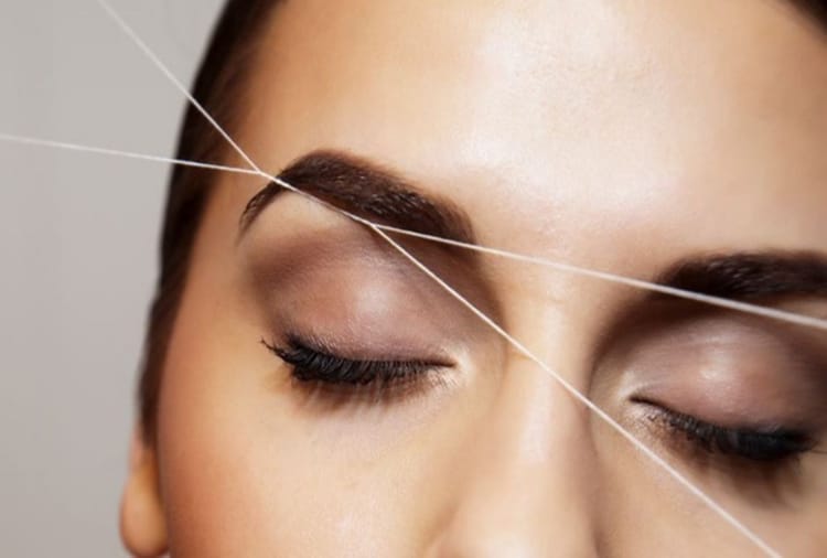 Tips To Reduce Pain While Doing Threadinf Or Plucking To Set Eyebrow ...