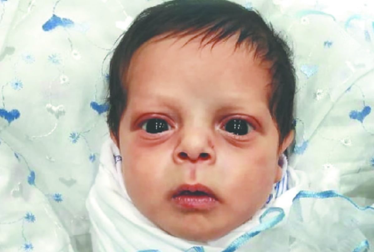 One Month Iraqi Baby Got Life By Heart Operation In Jaypee Hospital ...