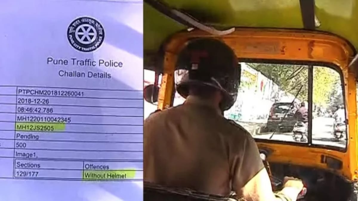 अब हेलमेट पहनकर ऑटो चला रहे ड्राइवर, इसलिए मिल रहे थे ई-चालान - Auto ...