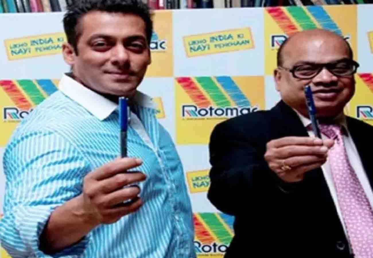 कानपुर:पेन किंग के नाम से मशहूर रोटोमैक पेन और रोटोमैक समूह के चेयरमैन ...