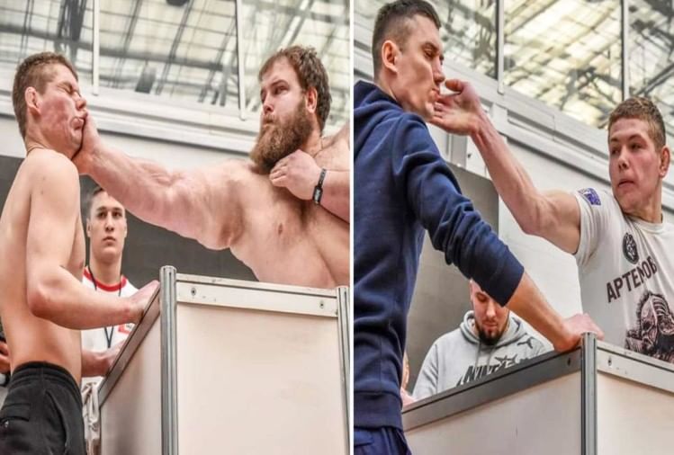 यहां चल रही है तमाचा मार प्रतियोगिता, वीडियो और तस्वीरें सोशल मीडिया पर ...