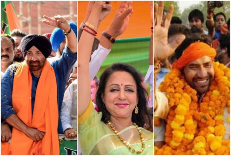 Sunny Deol Hema Malini Ravi Kishan Manoj Tiwari Won Jaya Prada Nirhua ...