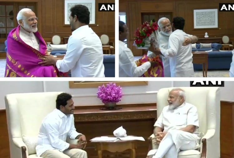 Ysrcp Chief Jaganmohan Reddy Met Prime Minister Narendra Modi - Amar ...