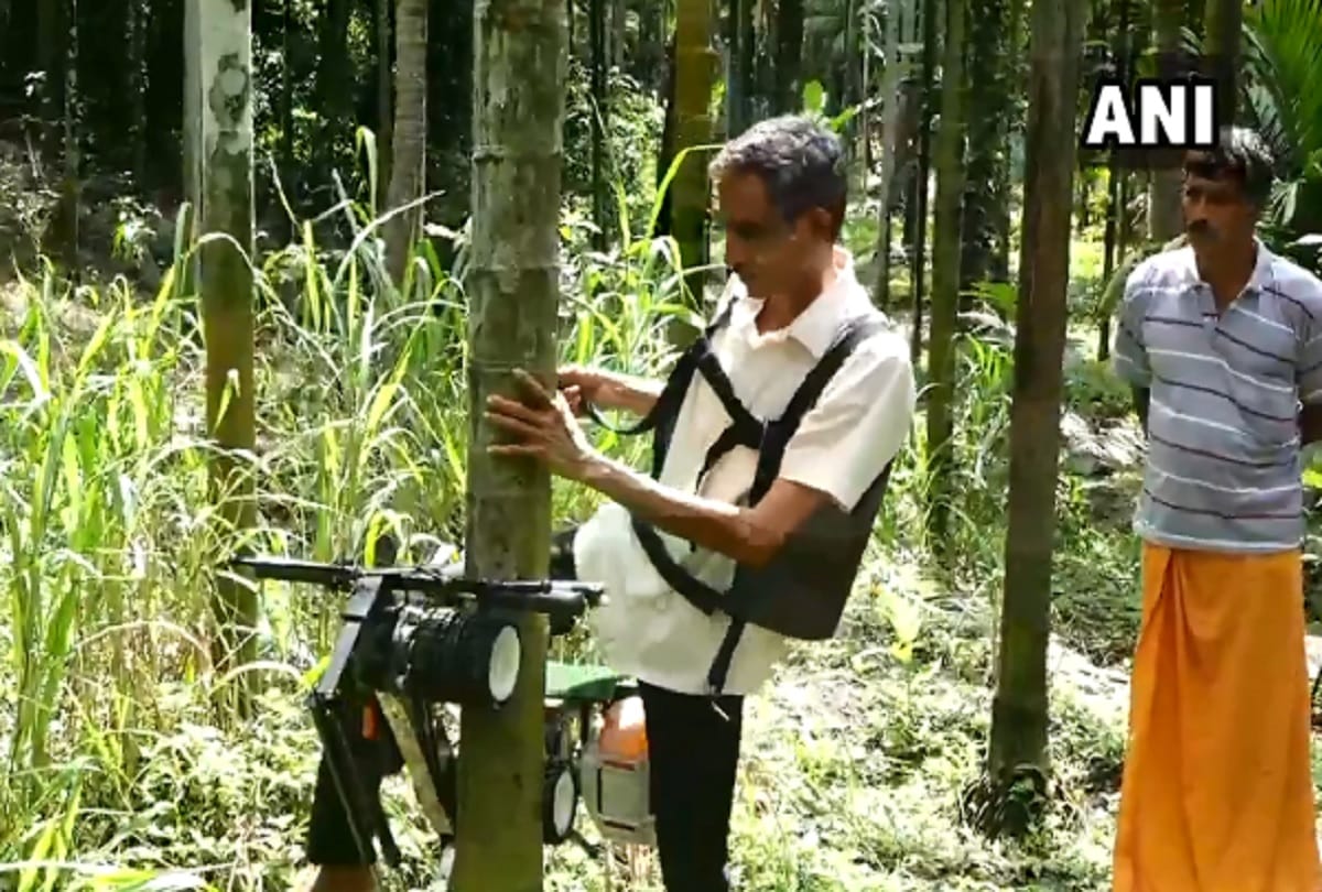 कर्नाटक के किसान ने बनाई पेड़ पर चढ़ने वाली बाइक, 80 की स्पीड से पेड़ ...