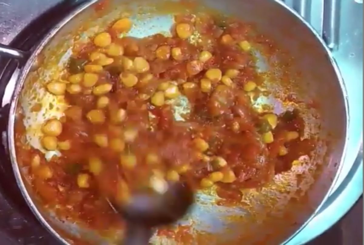 how to make corn vegetable in hindi