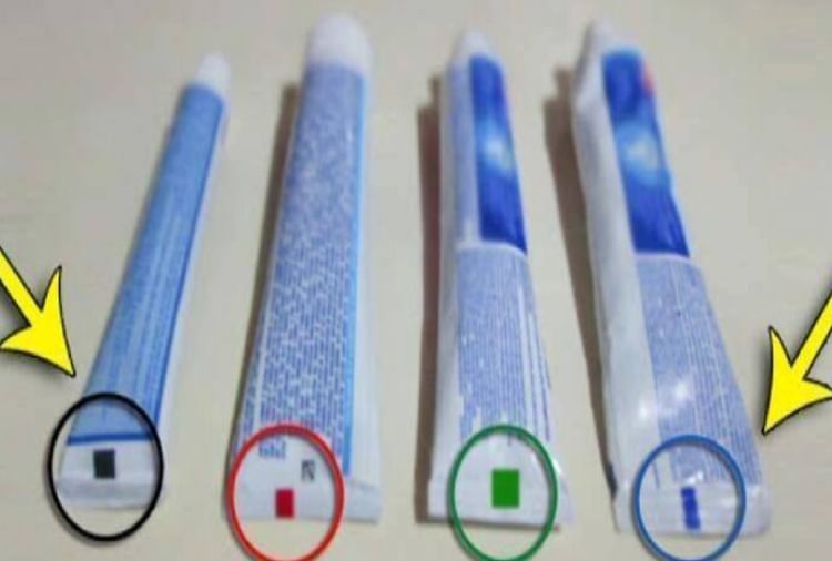 Know About Toothpaste Color Code What Is The Meaning Of Different ...