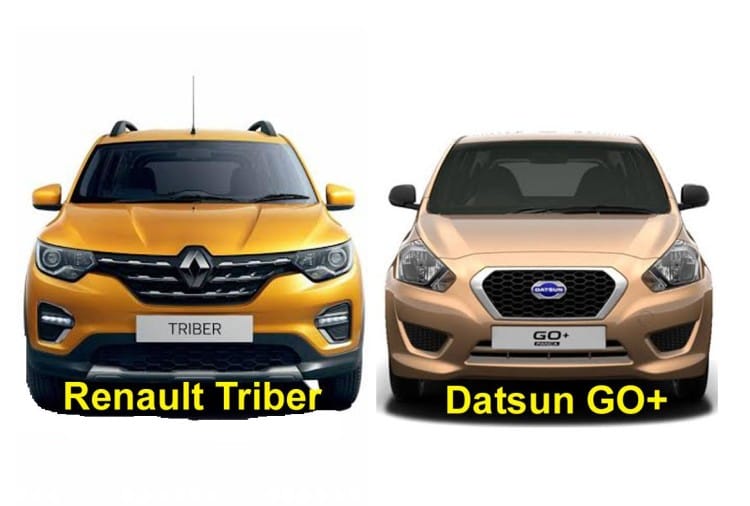 दो सस्ती Mpv Renault Triber Vs Datsun Go+ की है टक्कर, जानें कौन है ...