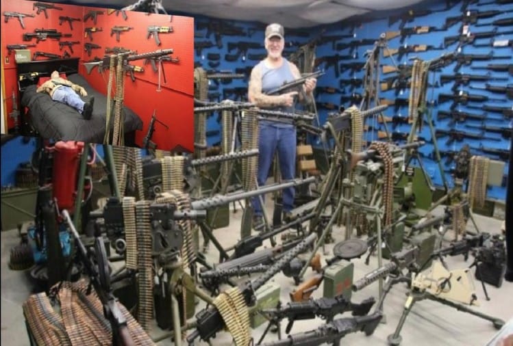 इस शख्स के पास है हथियारों का जखीरा, सोता भी है तो बंदूक के साथ ही, नाम ...