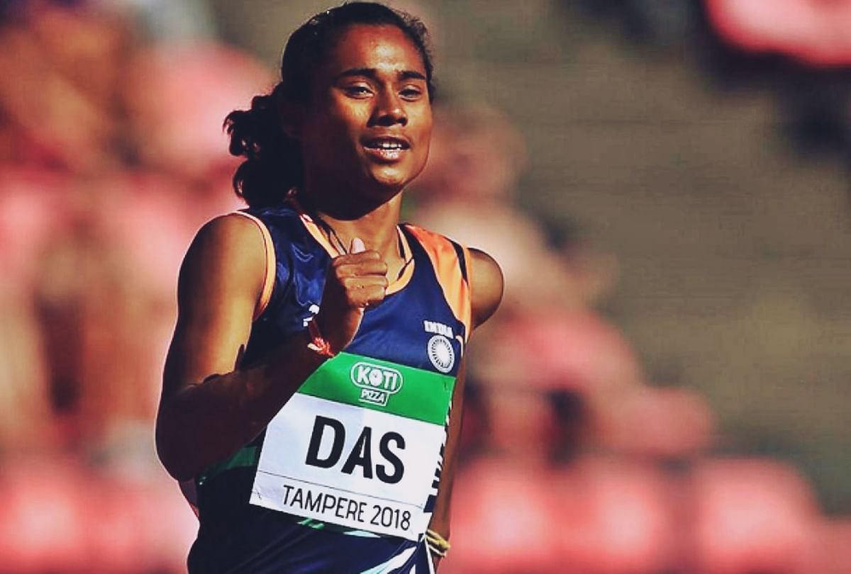 Hima Das Clinch Gold Medal In 200m Race In Indian Grand Prix-1 - Amar ...