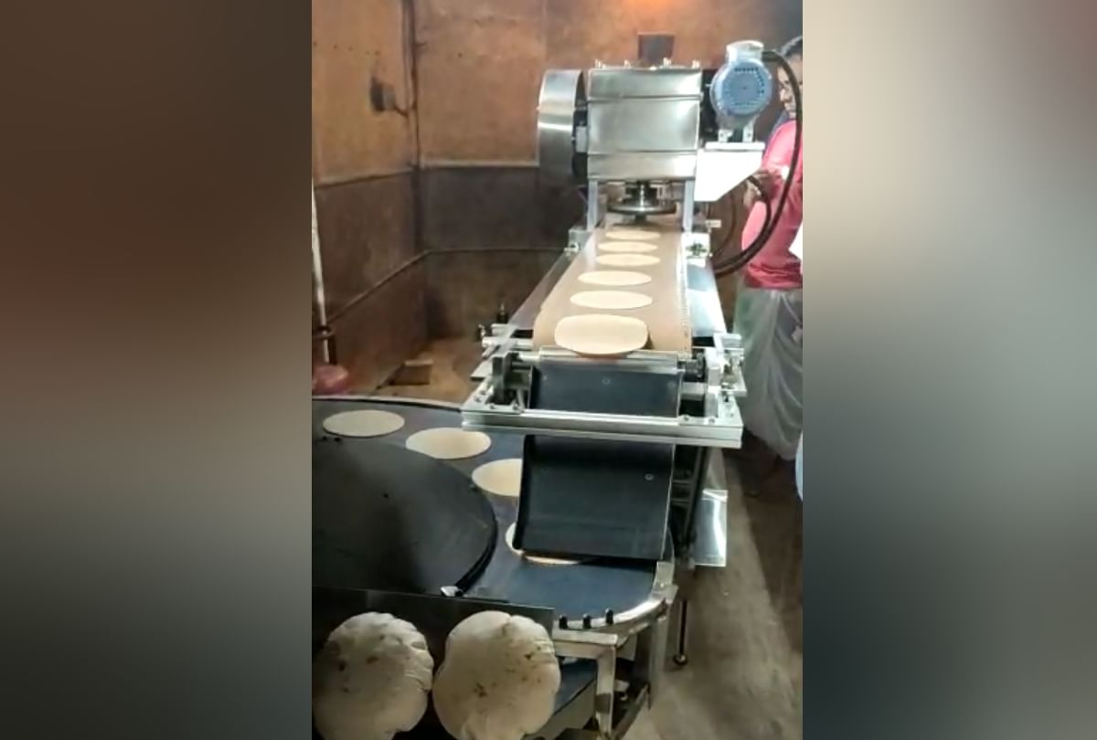 Automatic Chapati Making Machine 1000 Chapati Per Hour Dera Baba Rudra ...