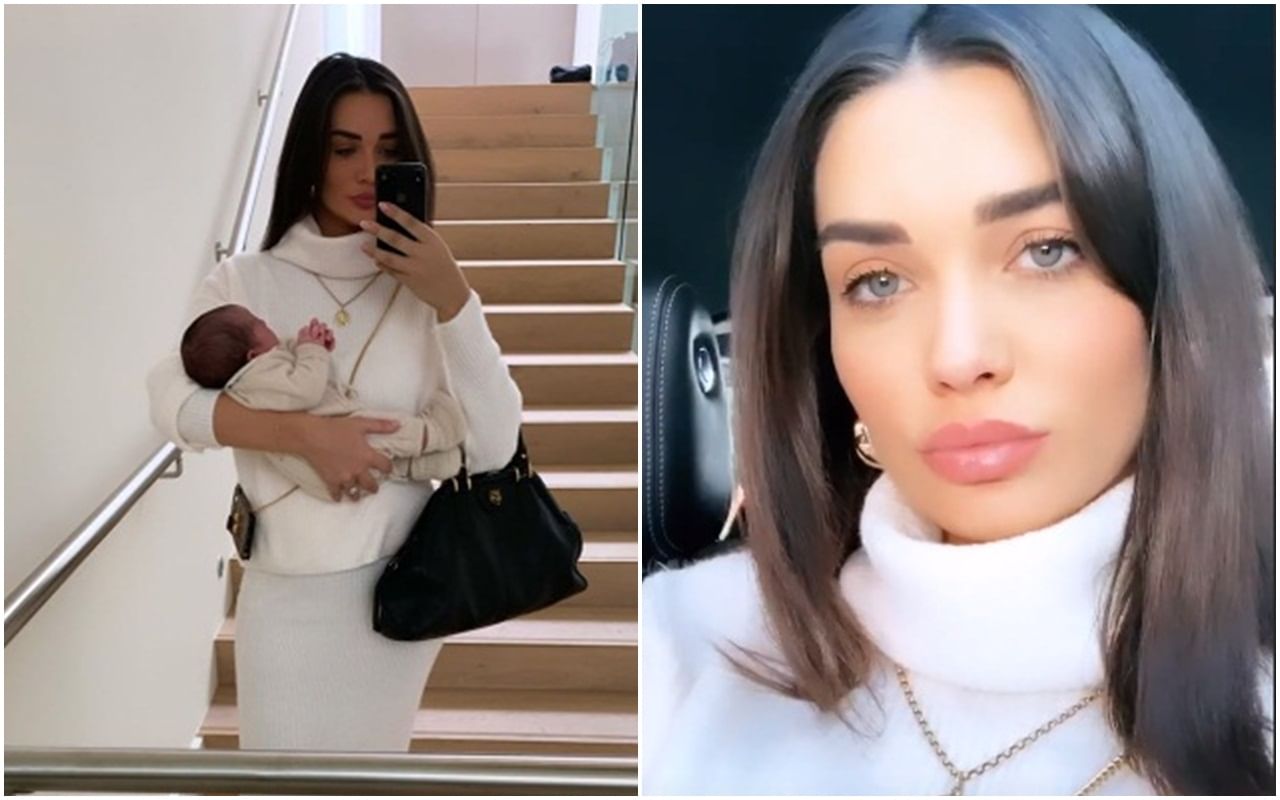 Amy Jackson Stepped Out For The First Time With Her Baby Boy ...