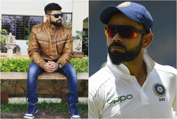 Indvsa: Story Of Virat Kohli Lookalike, How Pune Born saurabh Gade ...