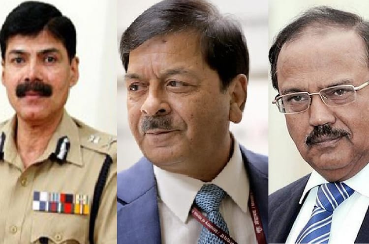 Retired Former Ips Officer Ajit Doval, Sharad Kumar And K Vijay Kumar ...