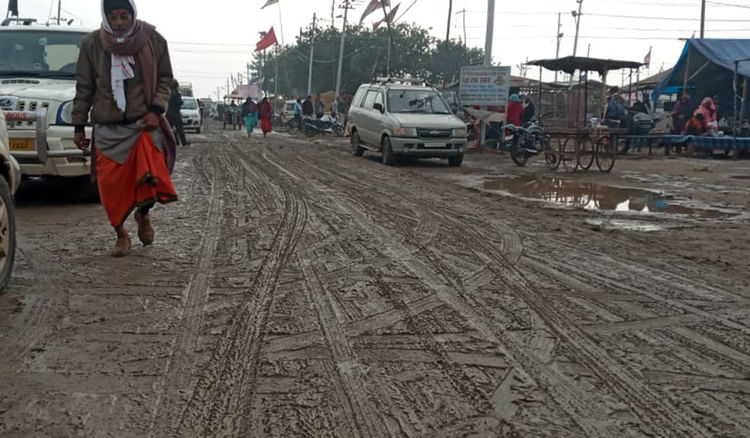 Preparations For The Magh Fair Due To Rain - Amar Ujala Hindi News Live ...