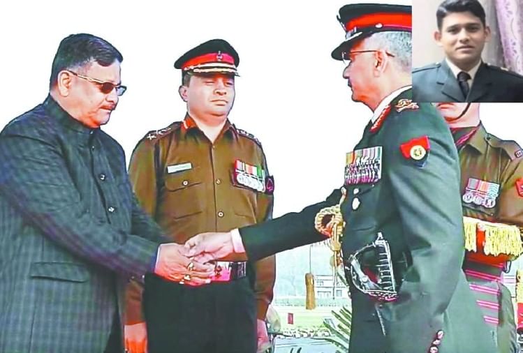 Sena Medal Honor To Martyr Major Chitresh Bisht On Army Day 2020 - Amar ...