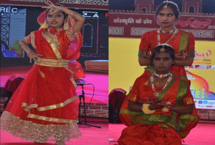 ताज महोत्सवः स्थानीय कलाकारों की गायकी व नृत्य से झूमा मुक्ताकाशीय मंच ...