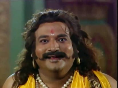 Vilas Raj Kans Mama Of Shri Krishna Ramanand Sagar Ramayan Lavanasura ...