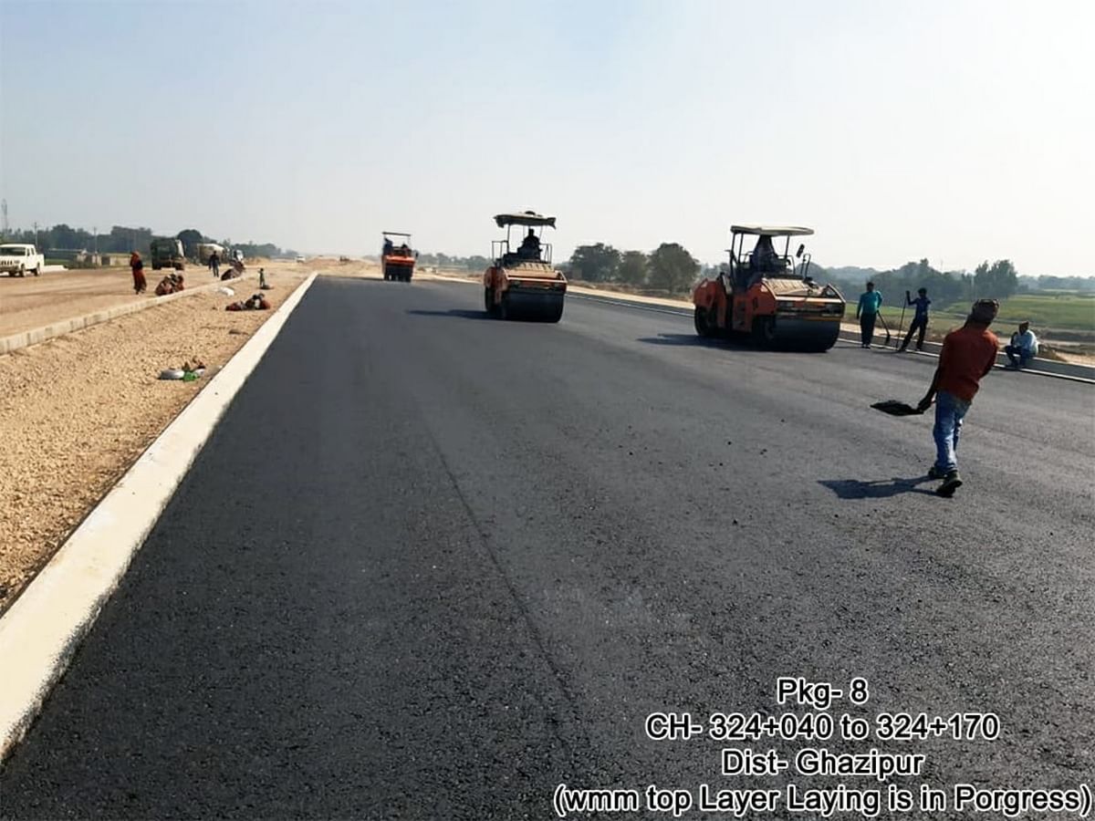 Purvanchal Express-way Construction Work 60 Percent Work Of 340 Km ...
