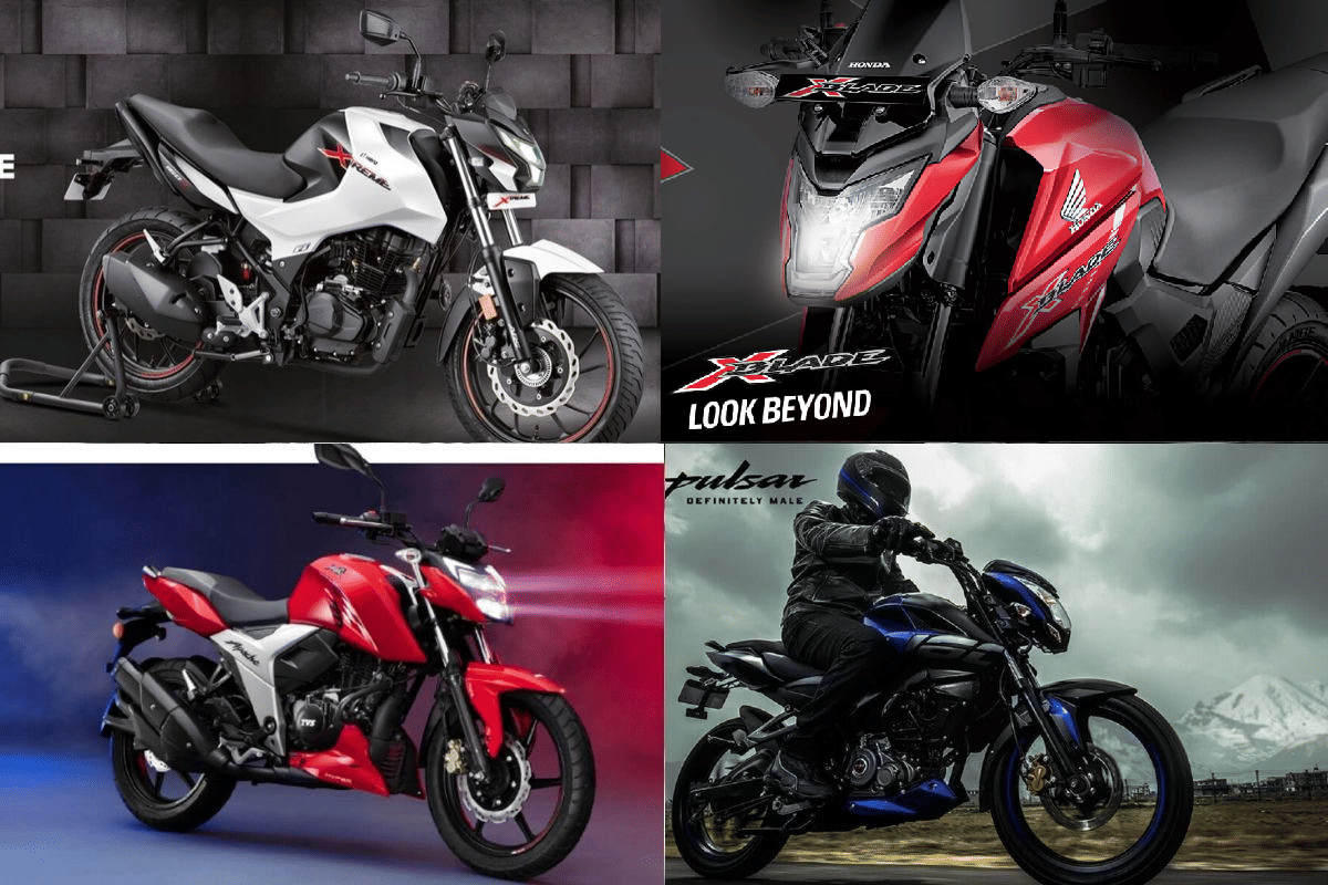 Hero Xtreme 160r To Bajaj Pulsar Ns160 To Tvs Apache Rtr 160 4v To ...