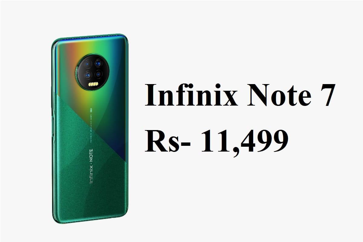 5000mah की बैटरी के साथ Infinix Note 7 भारत में हुआ लॉन्च - Infinix ...