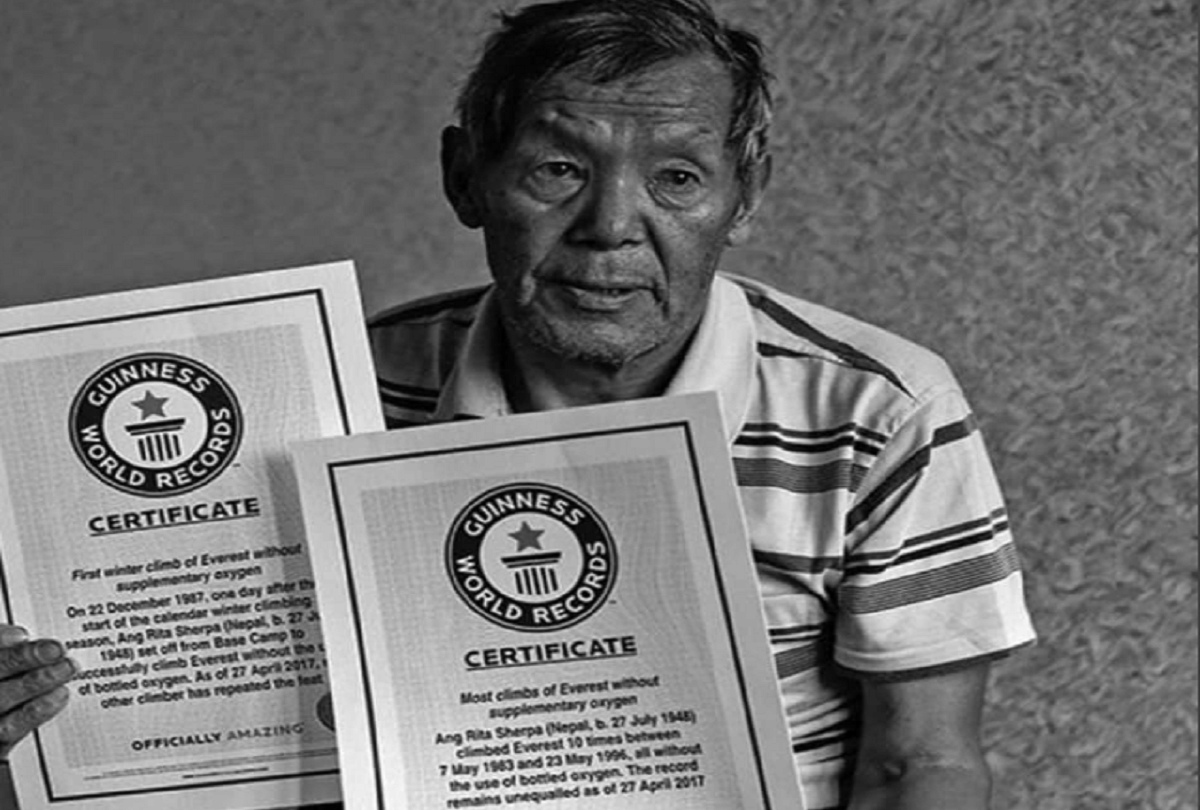 Ang Rita Sherpa Who Conquered Mount Everest Ten Times Without Oxygen ...