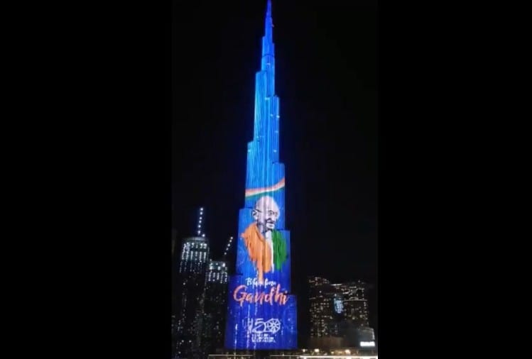 Burj Khalifa To Display Mahatma Gandhi Images On His 151st Birth ...