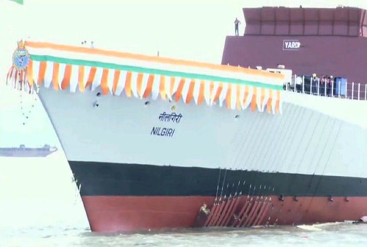 First Project 17a Stealth Frigate To Be Launched On Monday - Amar Ujala ...