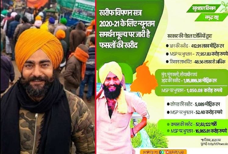Kisan Andolan: Bjp Poster Boy Is Protesting At Singhu Border Against ...