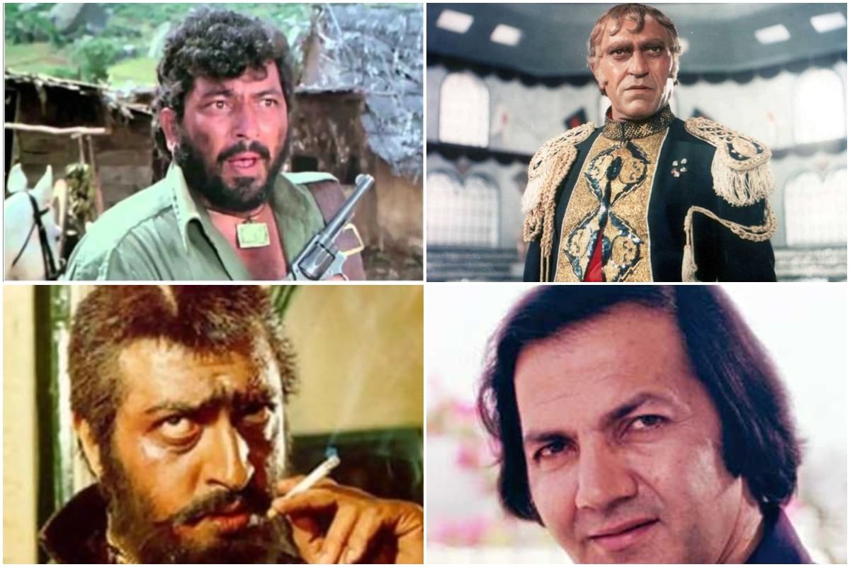 Prem Chopra Amrish Puri Gulshan Grover Amjad Khan Bollywood Villains So ...