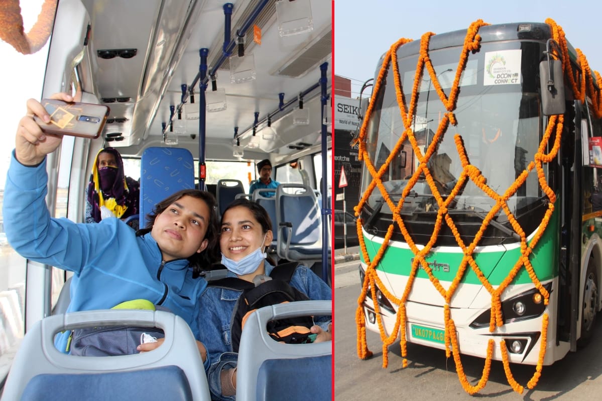 देहरादून में दौड़ने लगीं चमचमाती स्मार्ट बसें, अब सामान्य किराये में ...