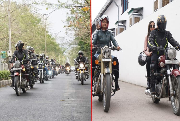 International Women's Day 2021: Girl Ride On Bullet In Rally In ...