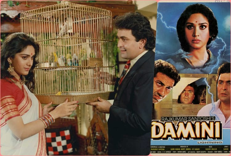 28 Years Of Damini Film Rishi Kapoor Meenakshi Seshadri Sunny Deol And ...