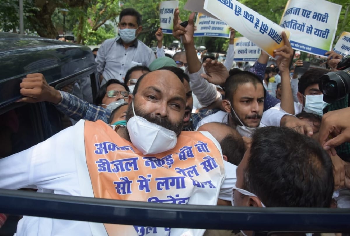 Congress Up Chief Ajay Kumar Lallu Arrested From His Residence In ...